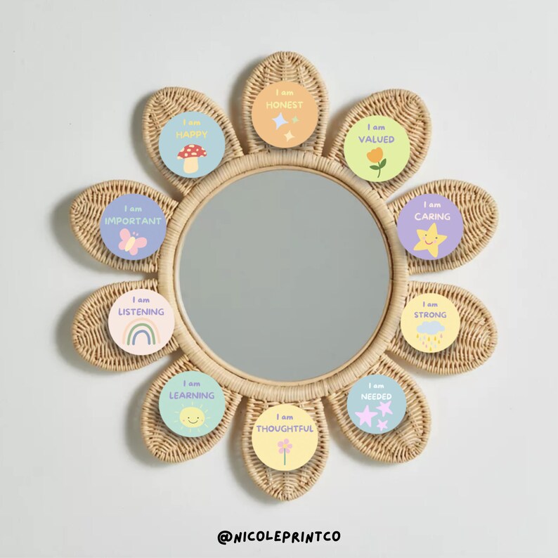 EDITABLE 16 Pastel Affirmation Cards for Kids Toddlers Printable ...