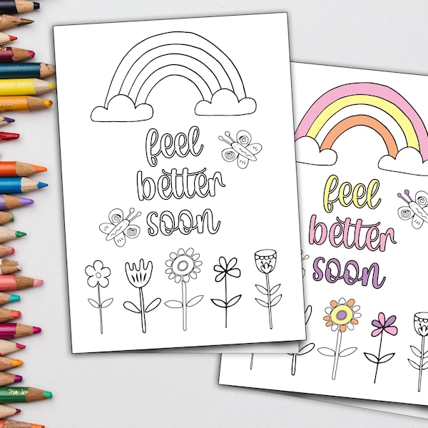 Coloring Cards - Etsy