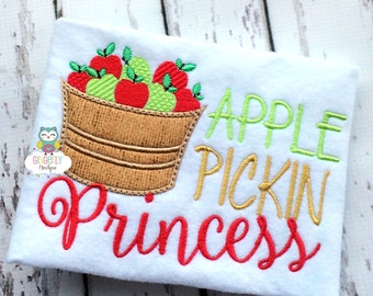 Vintage Apron Pattern Apple Pickin' Gardener Clothespin