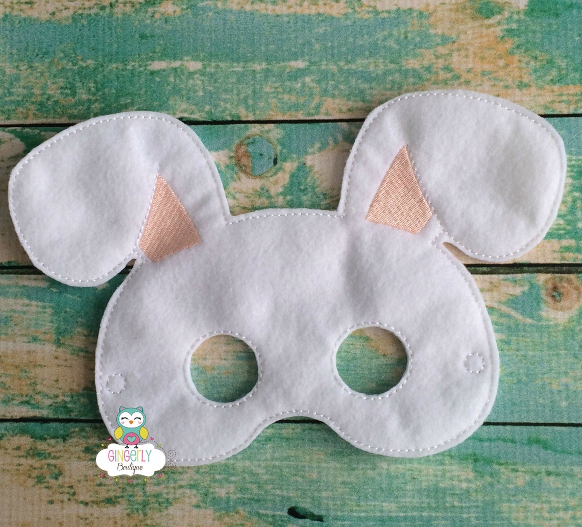 Felt Bunny Mask Easter Bunny or Rabbit Mask | Etsy