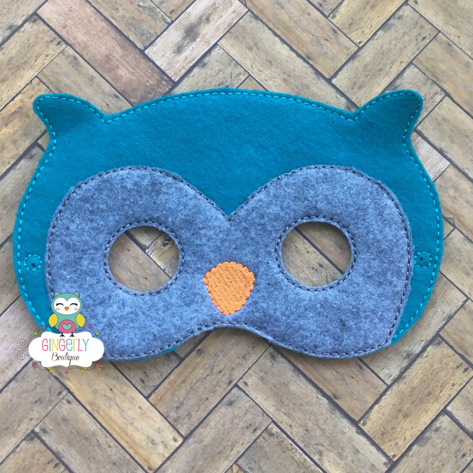 Owl Mask Kids Dress up Mask Owl Costume Mask Wool Blend | Etsy
