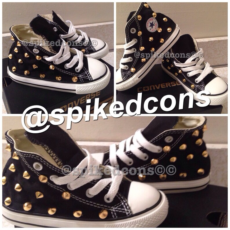 High Top Spike Studded Converse Toddler Sizes 4c-10c - Etsy