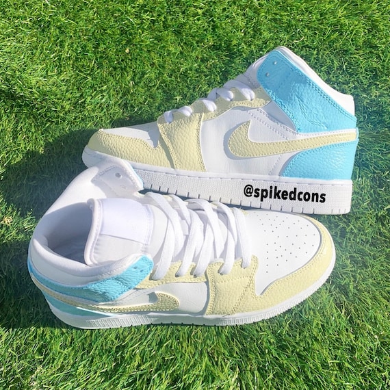Custom pastel-cream & Blue J 1 other Colors Availablecheck | Etsy