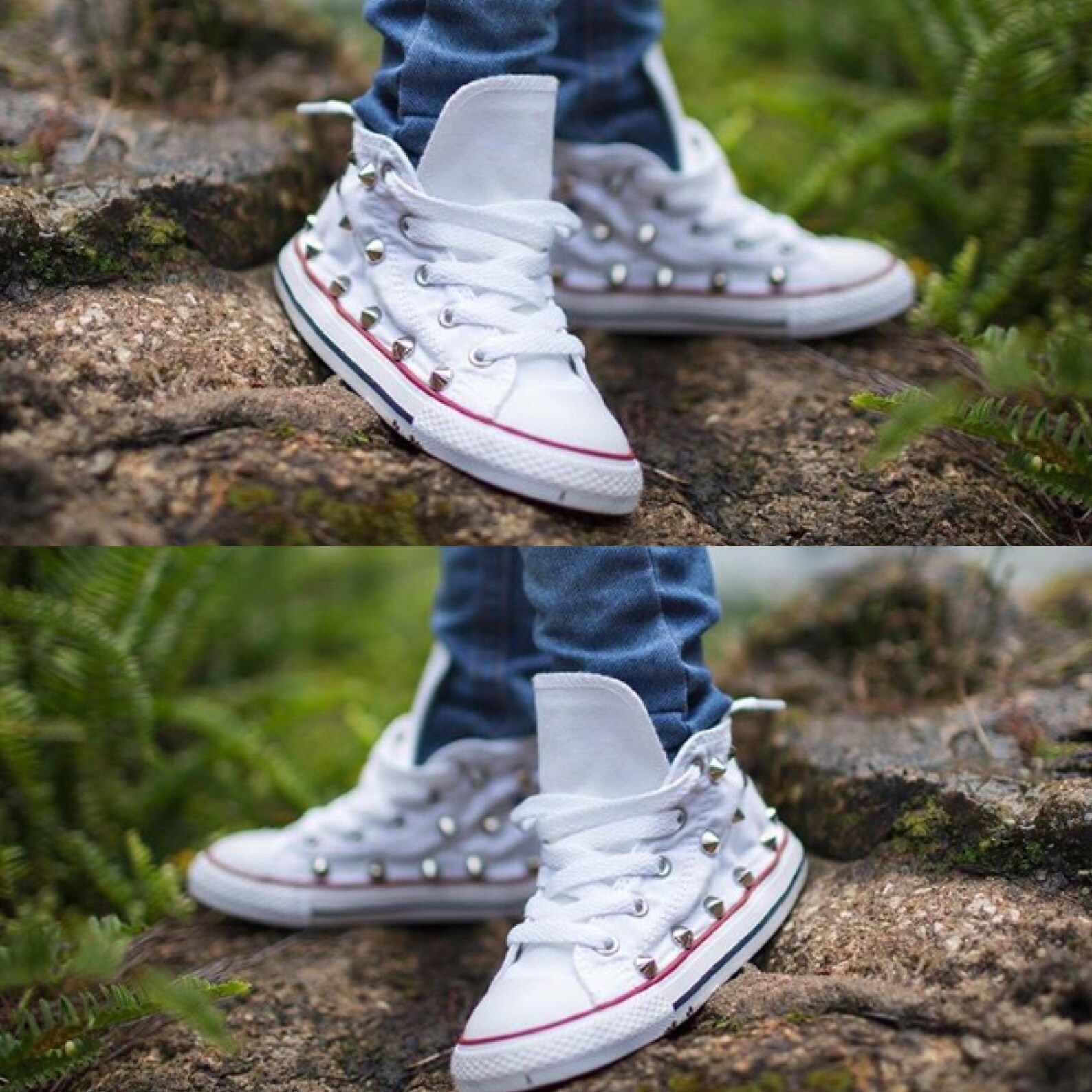 High Top Spike Studded Converse Toddler Sizes 4c-10c - Etsy