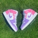 Custom “pink & Purple” J 1 (other Colors Available) Check Sizing Before ...