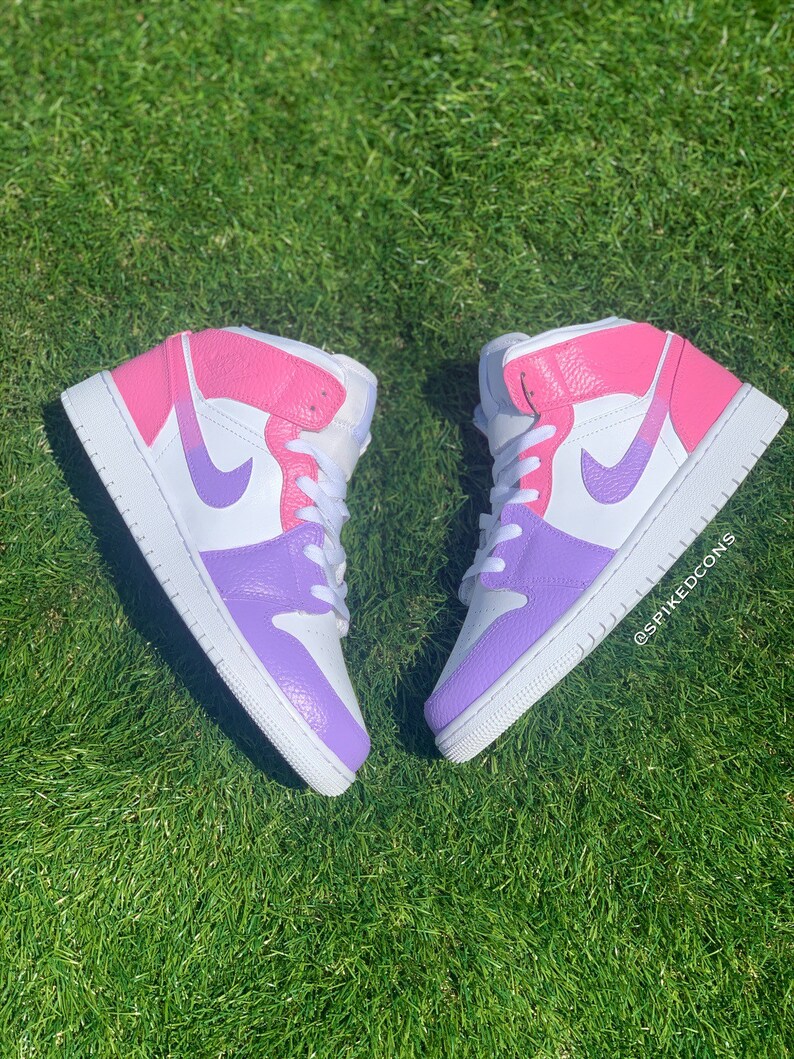 Custom “pink & Purple” J 1 (other Colors Available) Check Sizing Before ...
