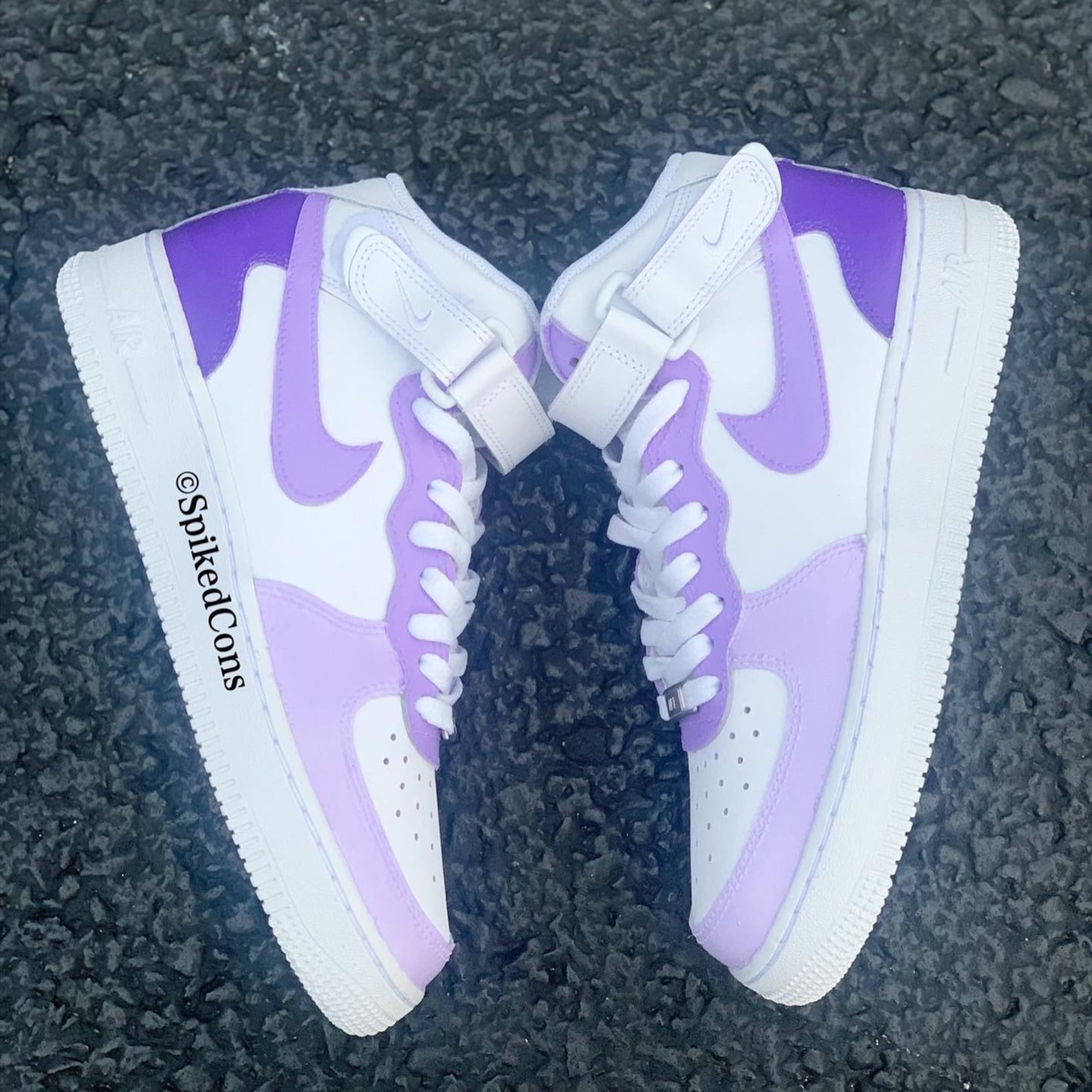Custom “3 Shades of Purple ” AF1 -kids & Adults - Etsy