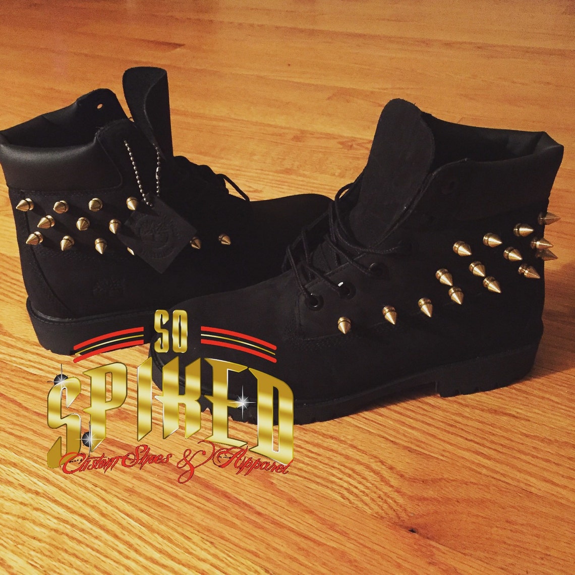 Original Premium Black or Wheat Timberlands "only Spikes" All Sizes ...