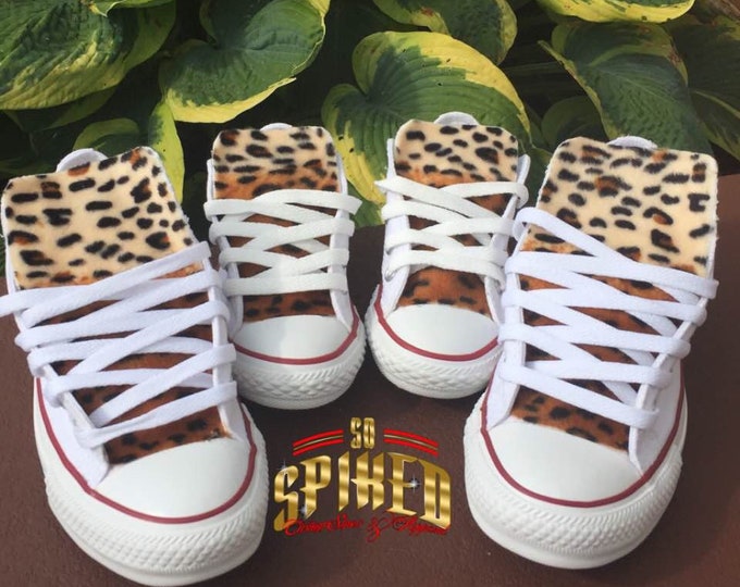 Custom Black Spiked Studded Chucks -adults & Big Kids - Etsy