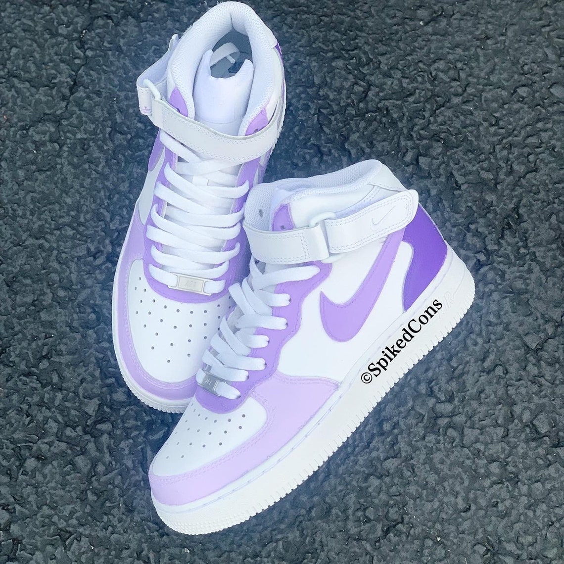 Custom “3 Shades of Purple ” AF1 -kids & Adults - Etsy