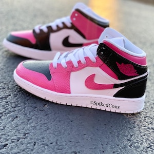 Custom Black Pink & White J1 - Etsy