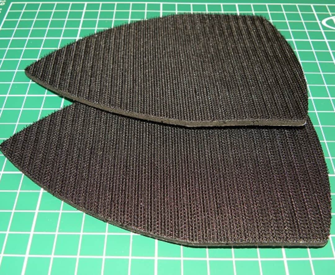 2 X Replacement Hook Pads for Detail Sanders, With Foam Backing, Self ...
