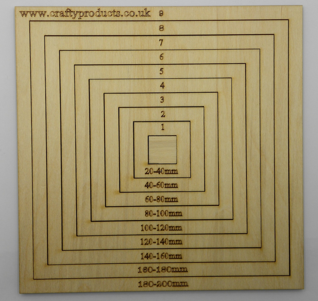 Easy Squares Kit - A Set of Square Plywood Templates, Perfect for ...