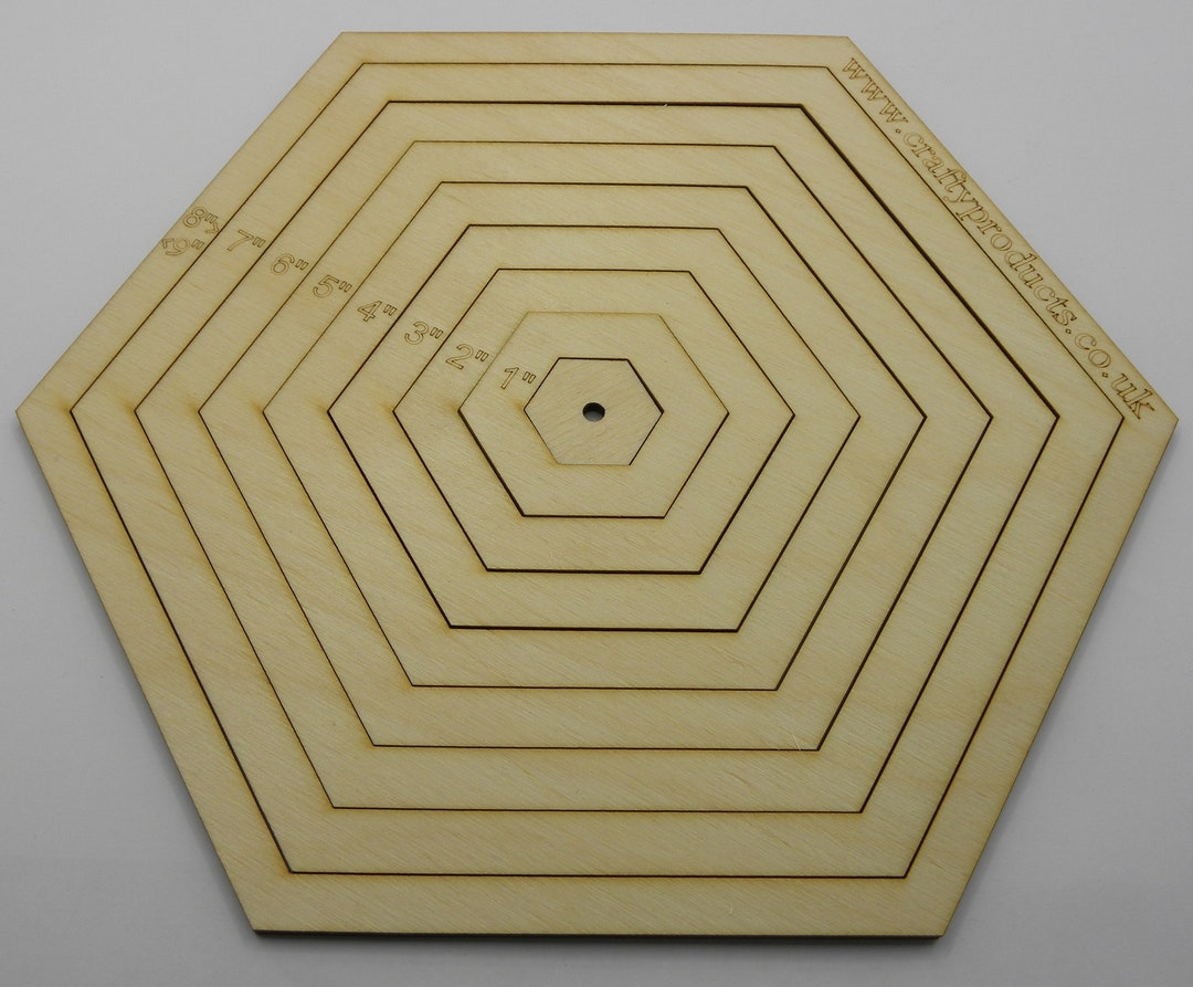 Easy Hexagons Kit - A Set of Hexagon Plywood Templates, Perfect for ...