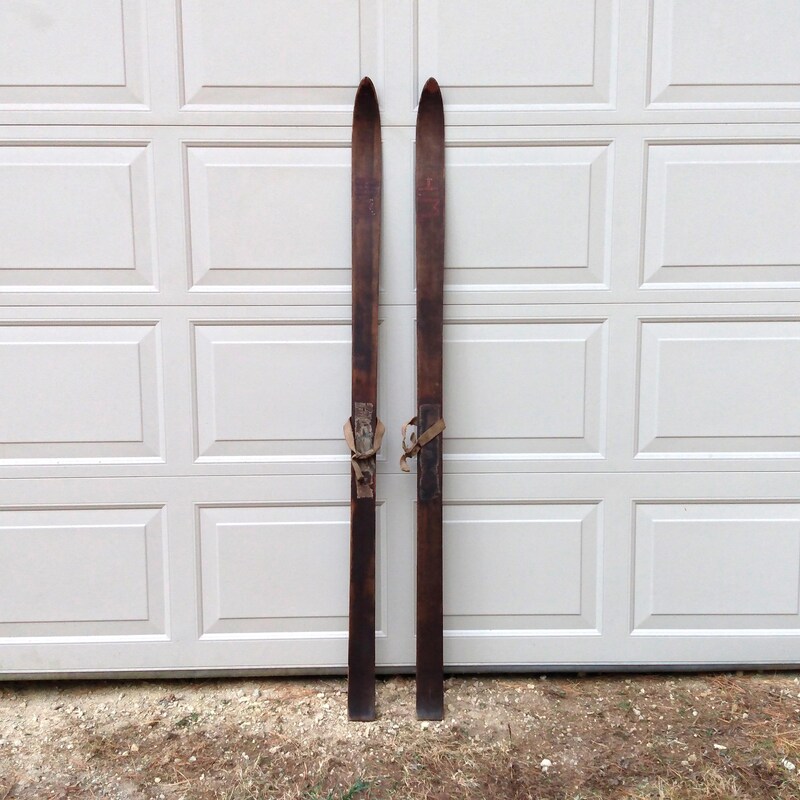 Antique Skis - Etsy