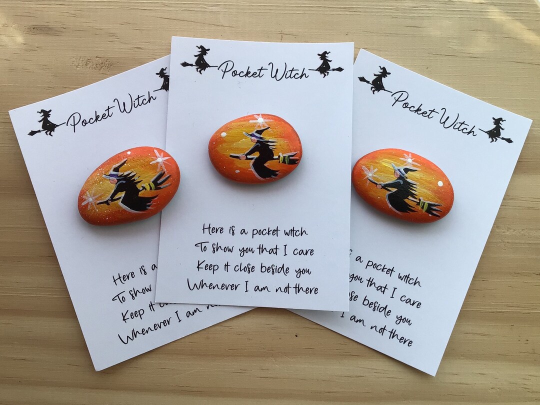 Pocket Witch Hug With Verse. Thinking of You ~ Keepsake ~ Gift ~ Token ...