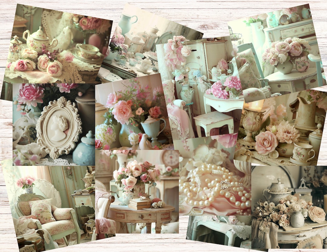 Shabby Vignette Journal Kit, Journal Pages, Ephemera, Junk Journal ...