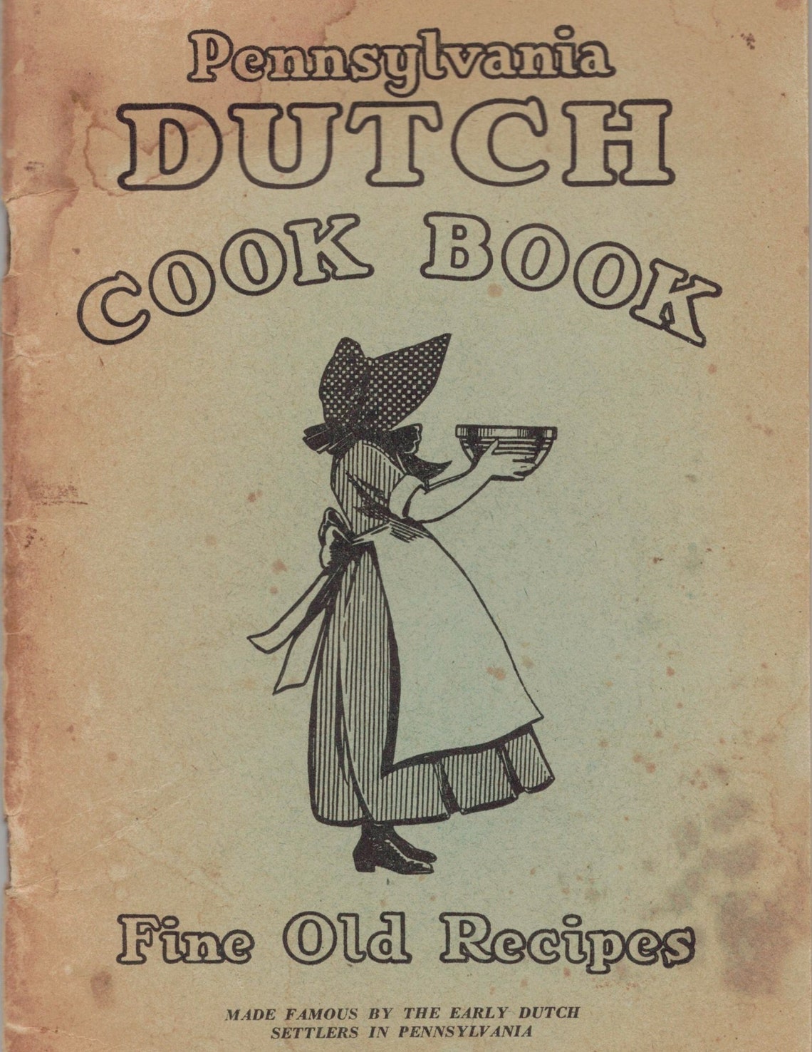 Cookbook Papers Vintage Recipes Dutch Cookbook Ephemera - Etsy