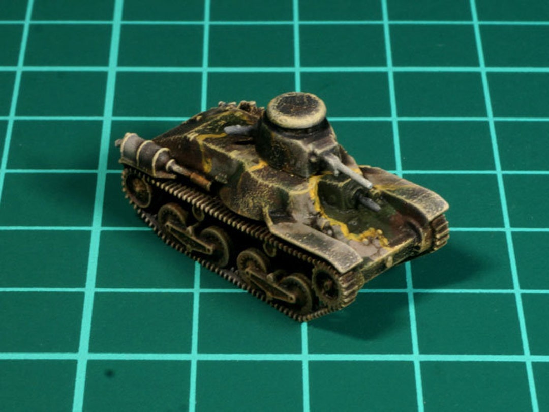 1/144 3D Printed WWII IJA Type 95 Ha-go Light Tank With Manchurian ...