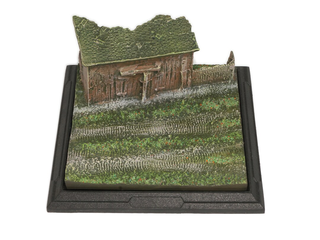 1:144 / N Scale / 12mm "ruin - Farm" Diorama Base. 3D Printed ...