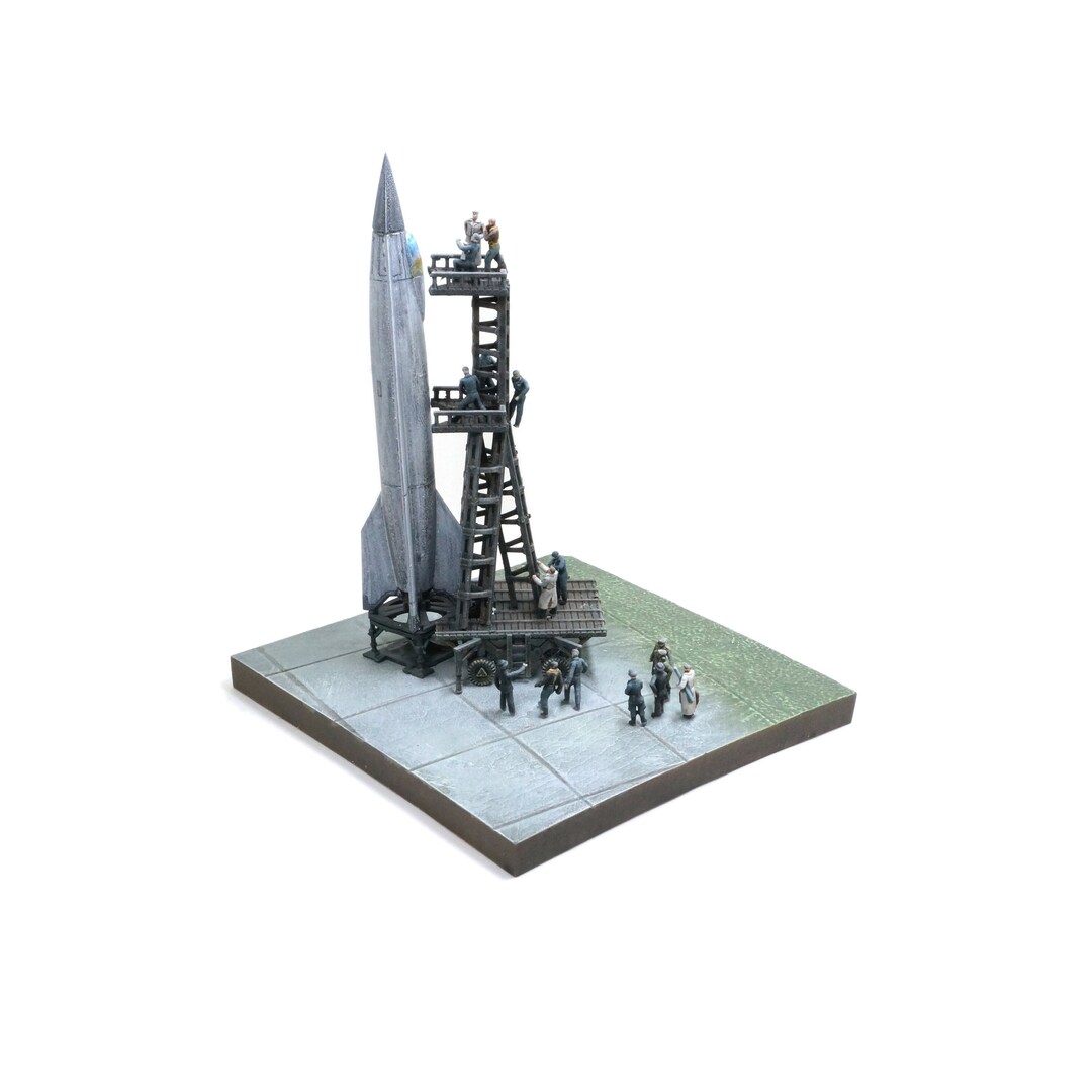 1:144 / N Scale / 12mm "peenemunde" Diorama Kit With Piloted V2/A9 ...