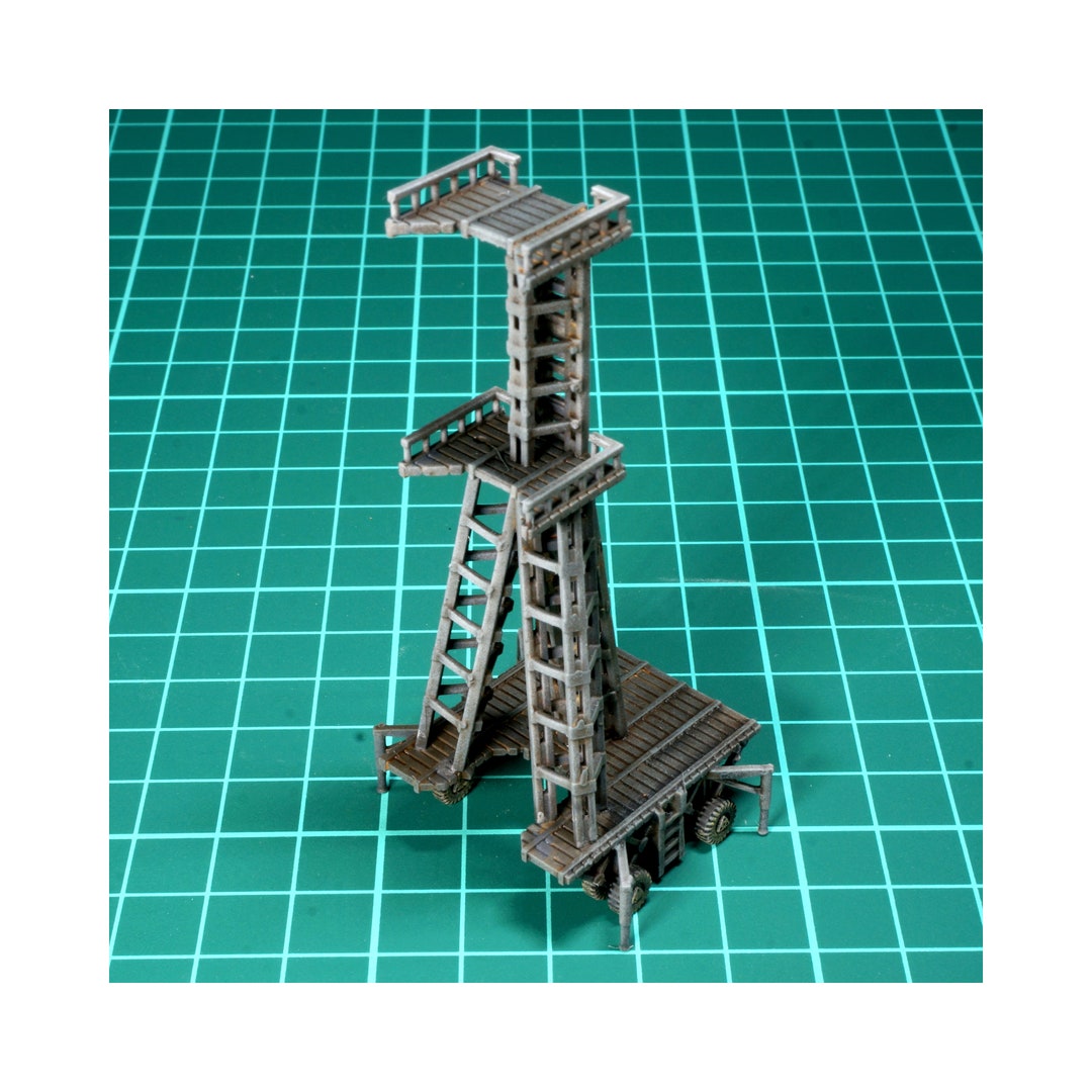 1/144 3D Printed WWII Service Tower for Manned V2 Rockets. Unpainted ...