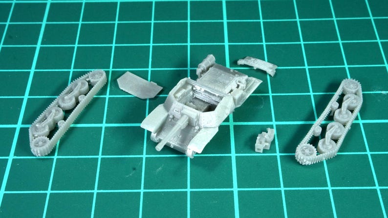 1/144 3D Printed WWII IJA Type 5 Ho-ru Self-propel Gun Prototype ...