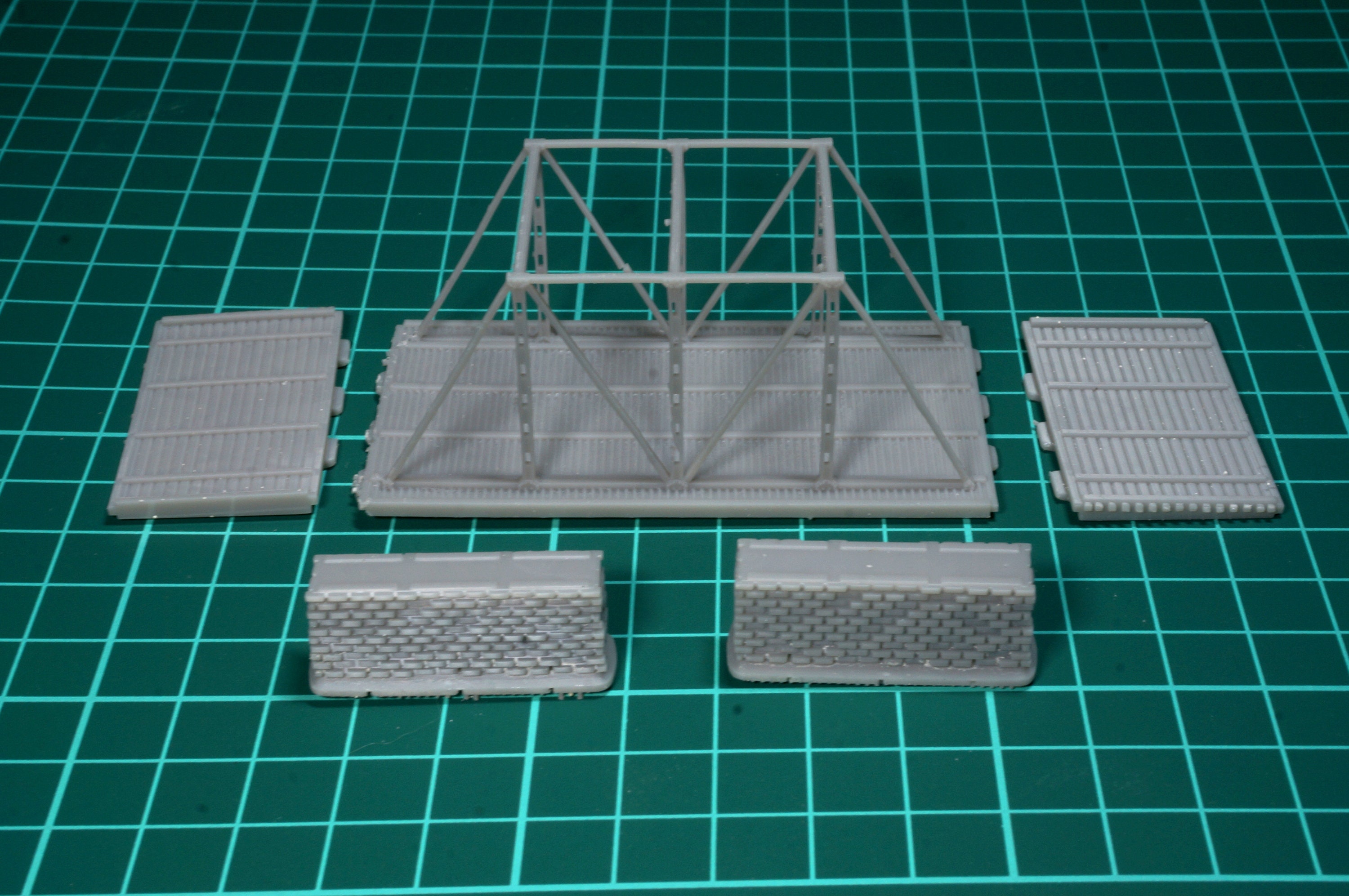 1/144 3D Printed Wargame Accessory Girder Bridge Starter Kit - Etsy
