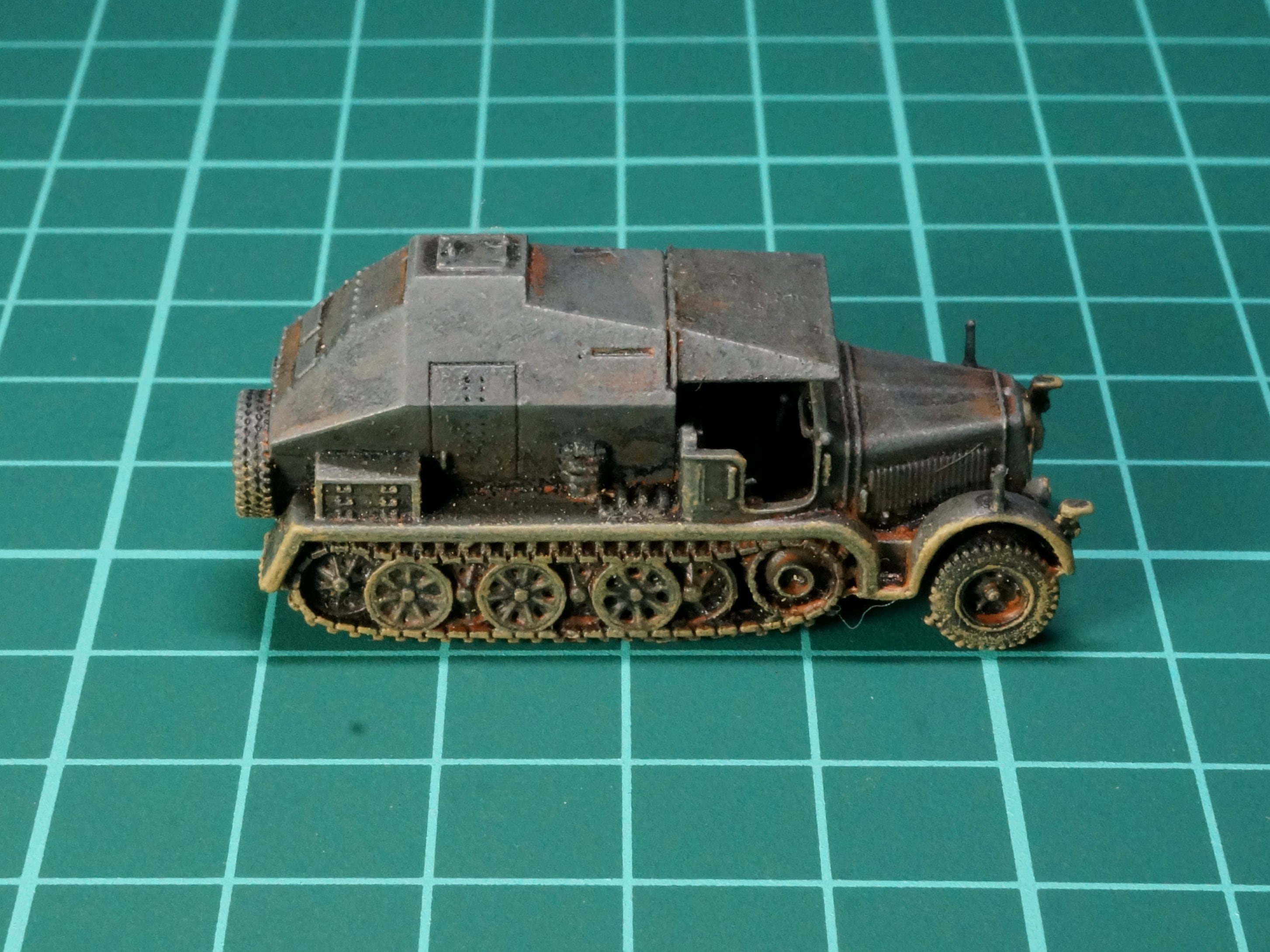 1/144 3D Printed WWII Sdkfz. 7 Fire Control Vehicle for V2 Rockets ...