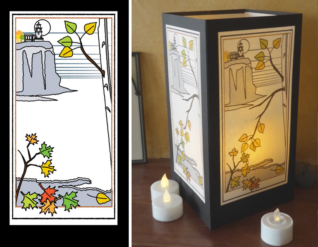 Paper Luminary - "lighthouse" Design - Etsy