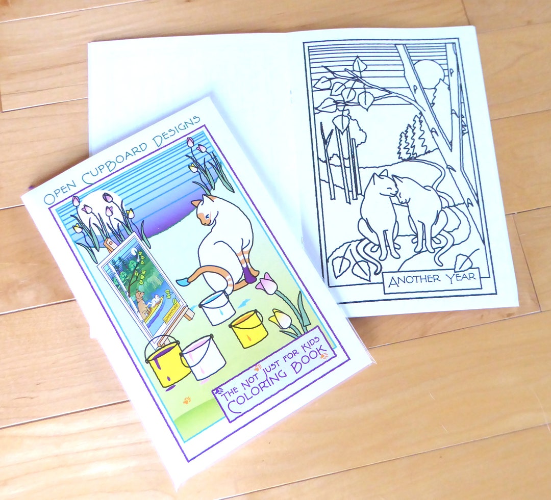 Coloring Book: the Not Just for Kids Coloring Book - Etsy