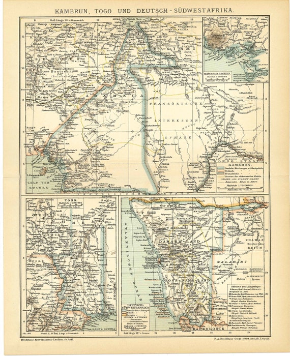 Art & Collectibles Lithographs Original 1896 Antique Colour lithography ...