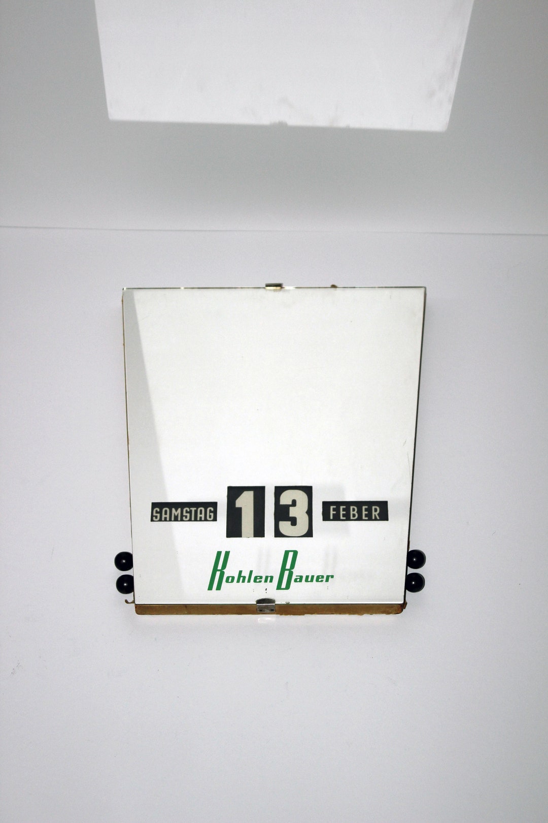 Vintage 50s Perpetual MIRROR Calendar / Turning Calendar - Germany - Etsy