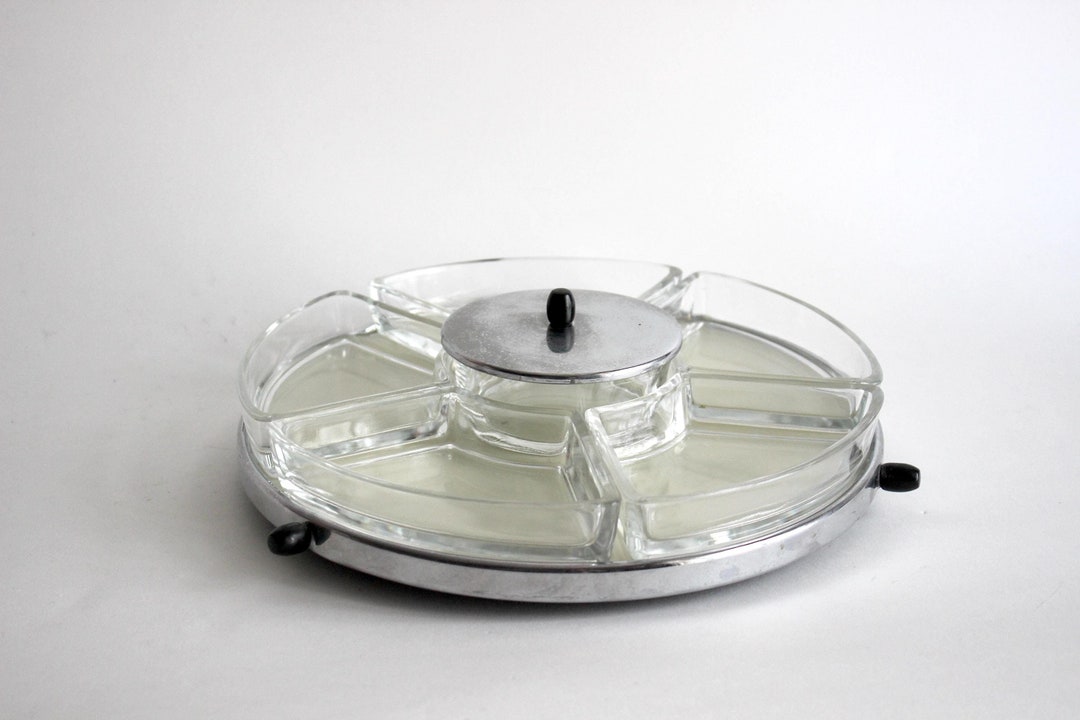 Vintage Rotating Appetizer Tray. 1950s-1960s - Etsy