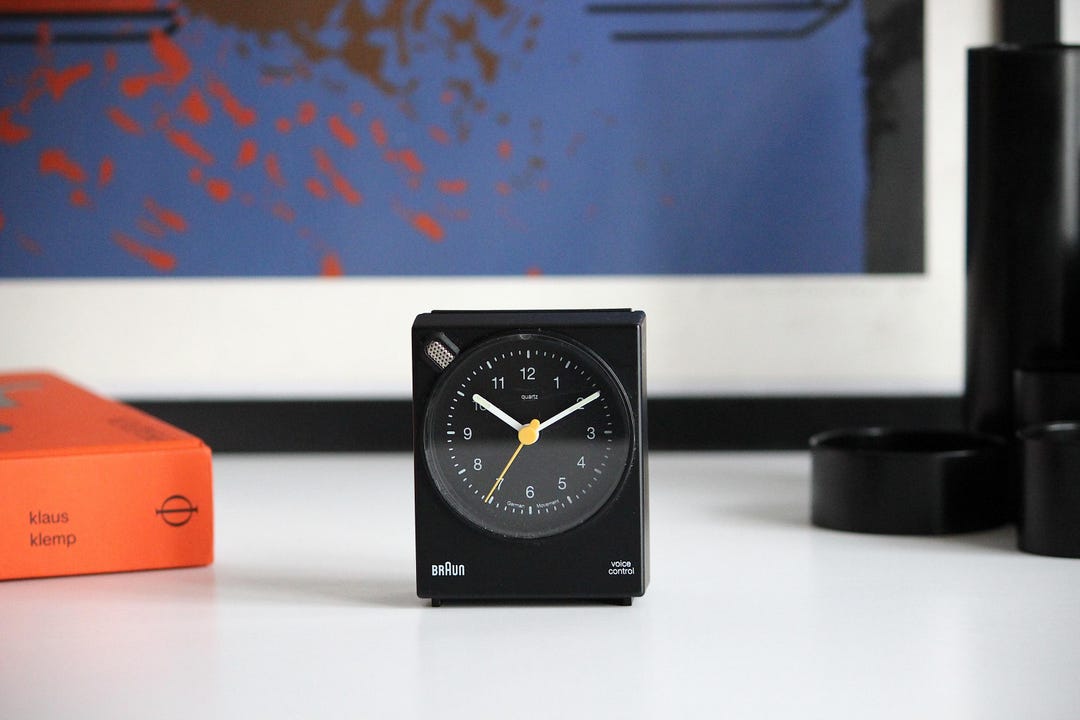 Braun Voice Control Alarm Clock AG Type 4763 Vs Dieter Rams / Dietrich ...