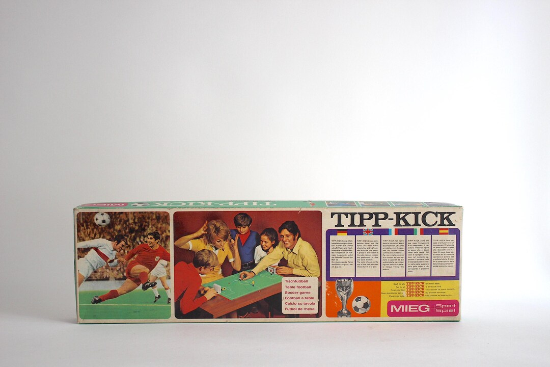 Vintage Tipp-kick Soccer Tabletop Game – Mieg Sport Spiel – 1970s ...