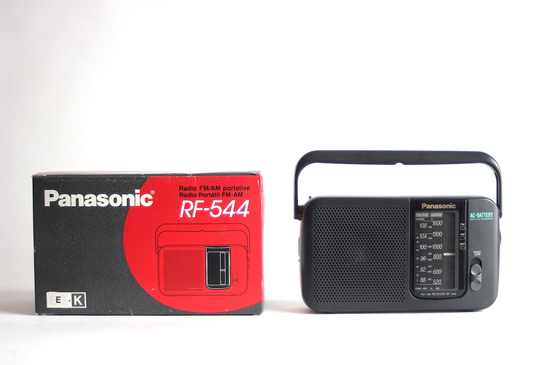 PANASONIC RF-544 Portable Radio. NEW, With Original Box. Japan 1992. - Etsy