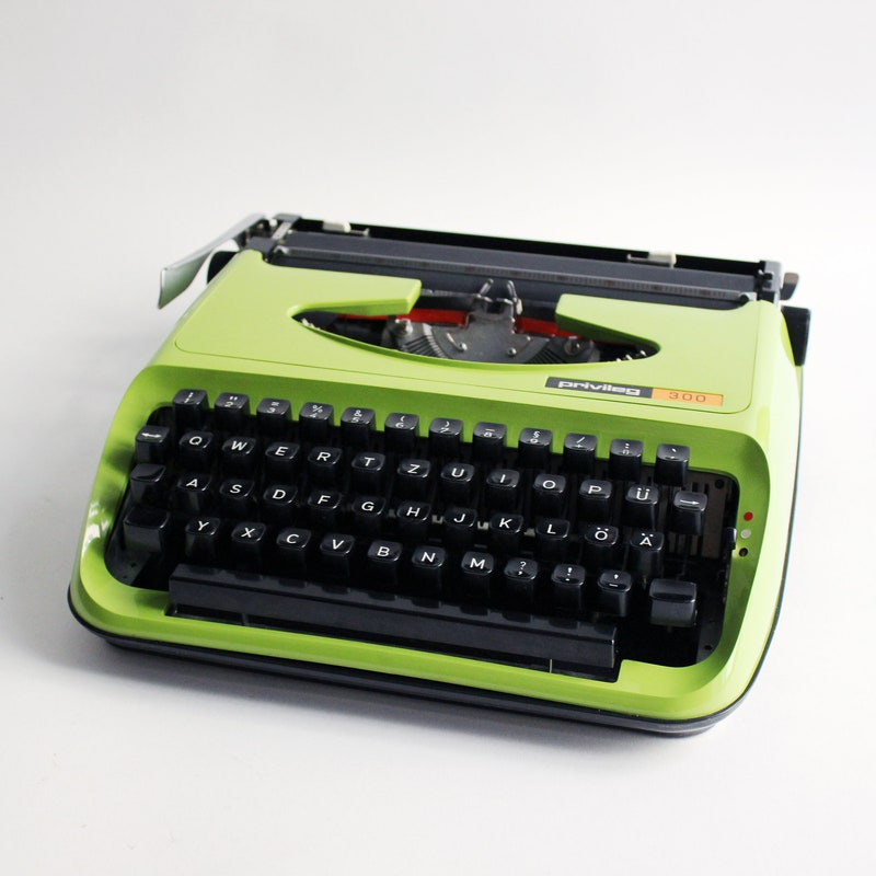 Green Typewriter - Etsy