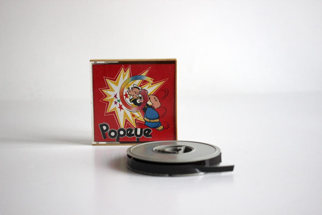 Popeye 8mm Film Reel - Silent Black and White - 1960 - Etsy