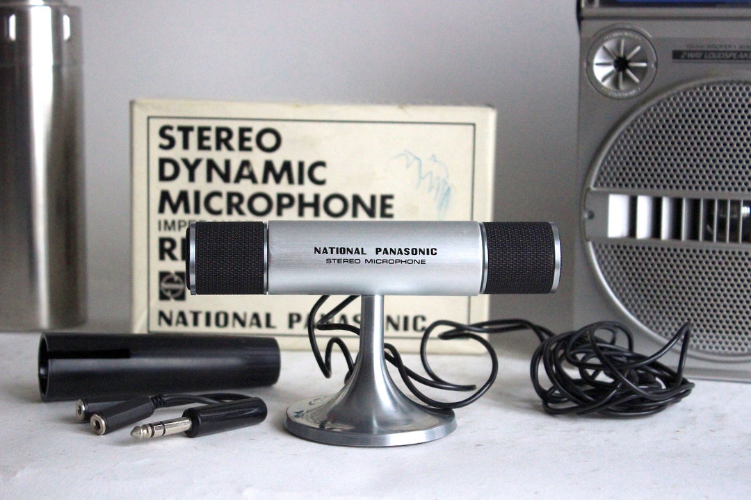 Vintage Panasonic RP-8135 Stereo Microphone. Japan 1985 - Etsy
