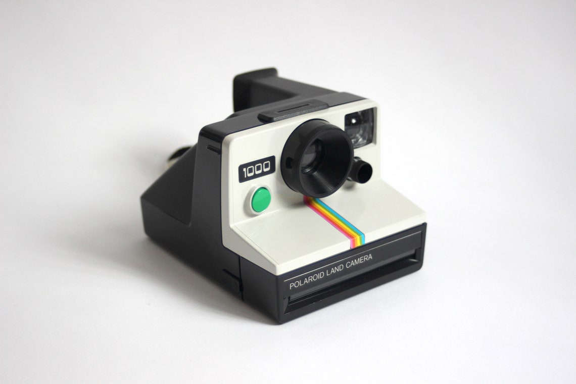 Polaroid 1000 Land Cámera - Green Shutter Button [includes Original Box ...