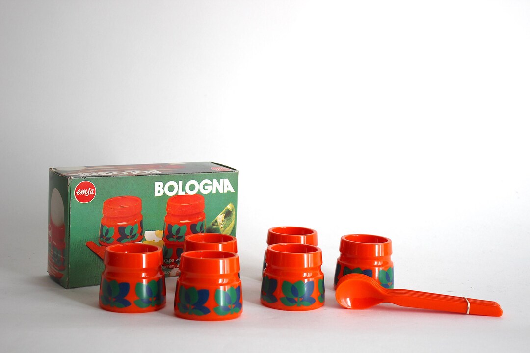 Vintage Emsa “bologna” Egg Cup Set – 1970s Icon - Etsy
