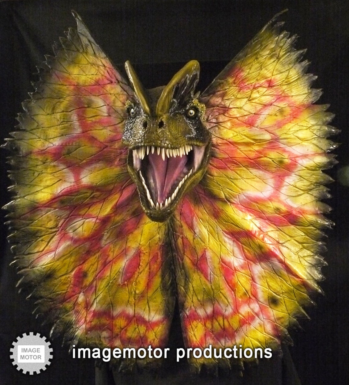 Life Size Dilophosaurus spitter Dinosaur Head Prop Replica - Etsy