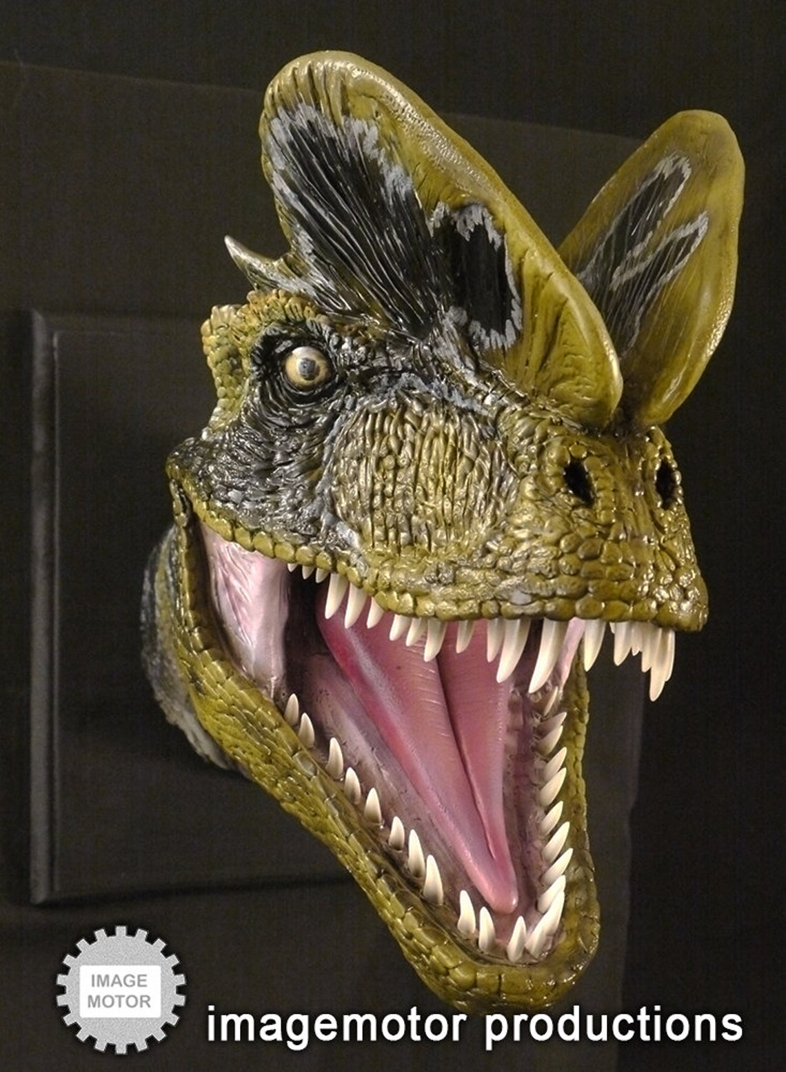 Life Size Dilophosaurus spitter Dinosaur Head Prop Replica - Etsy