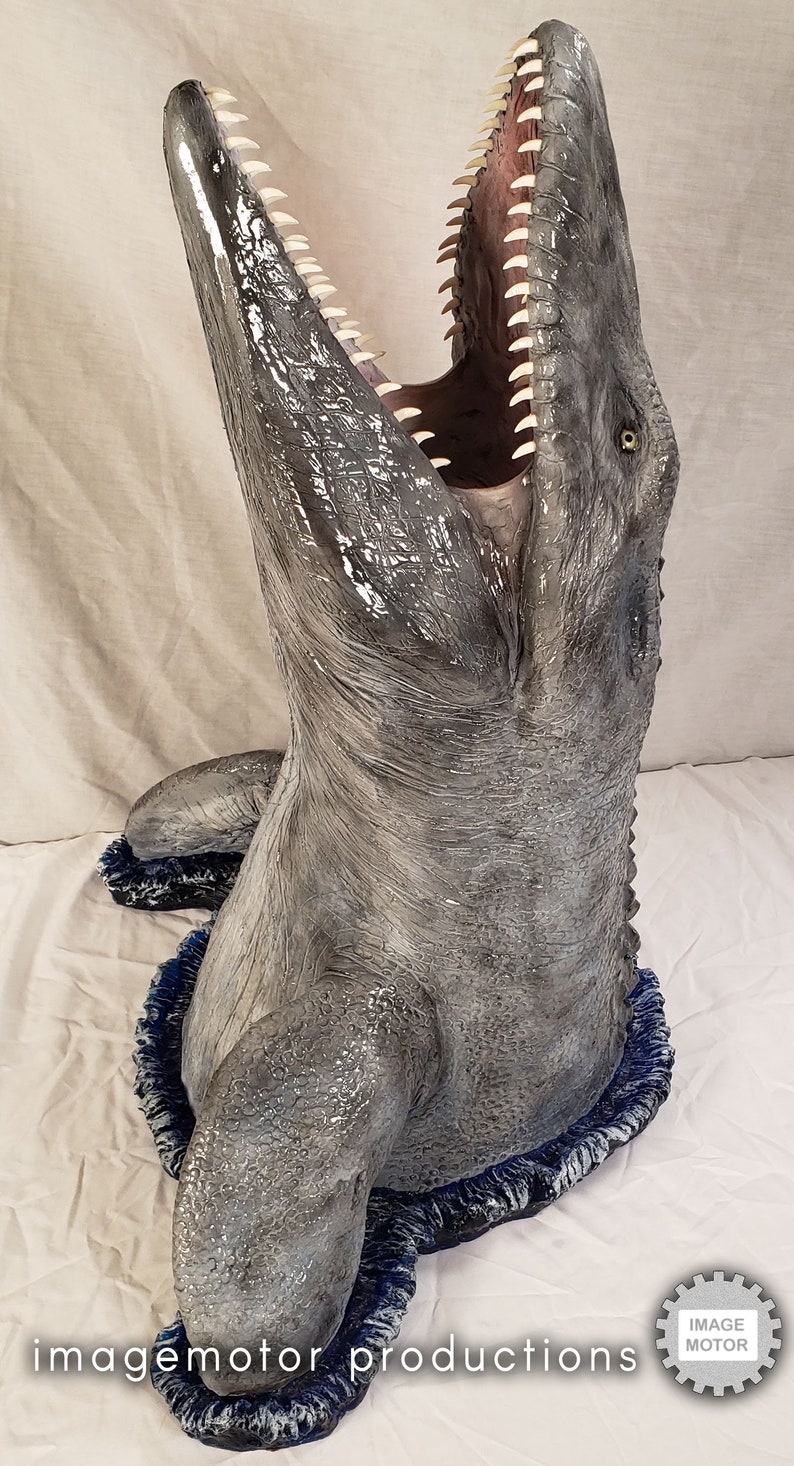 Mosasaurus prop replica Wall mount or tabletop display | Etsy