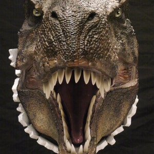 Life-like Wall Bursting T-rex Tyrannosaurus Bust Hanging Prop - Etsy