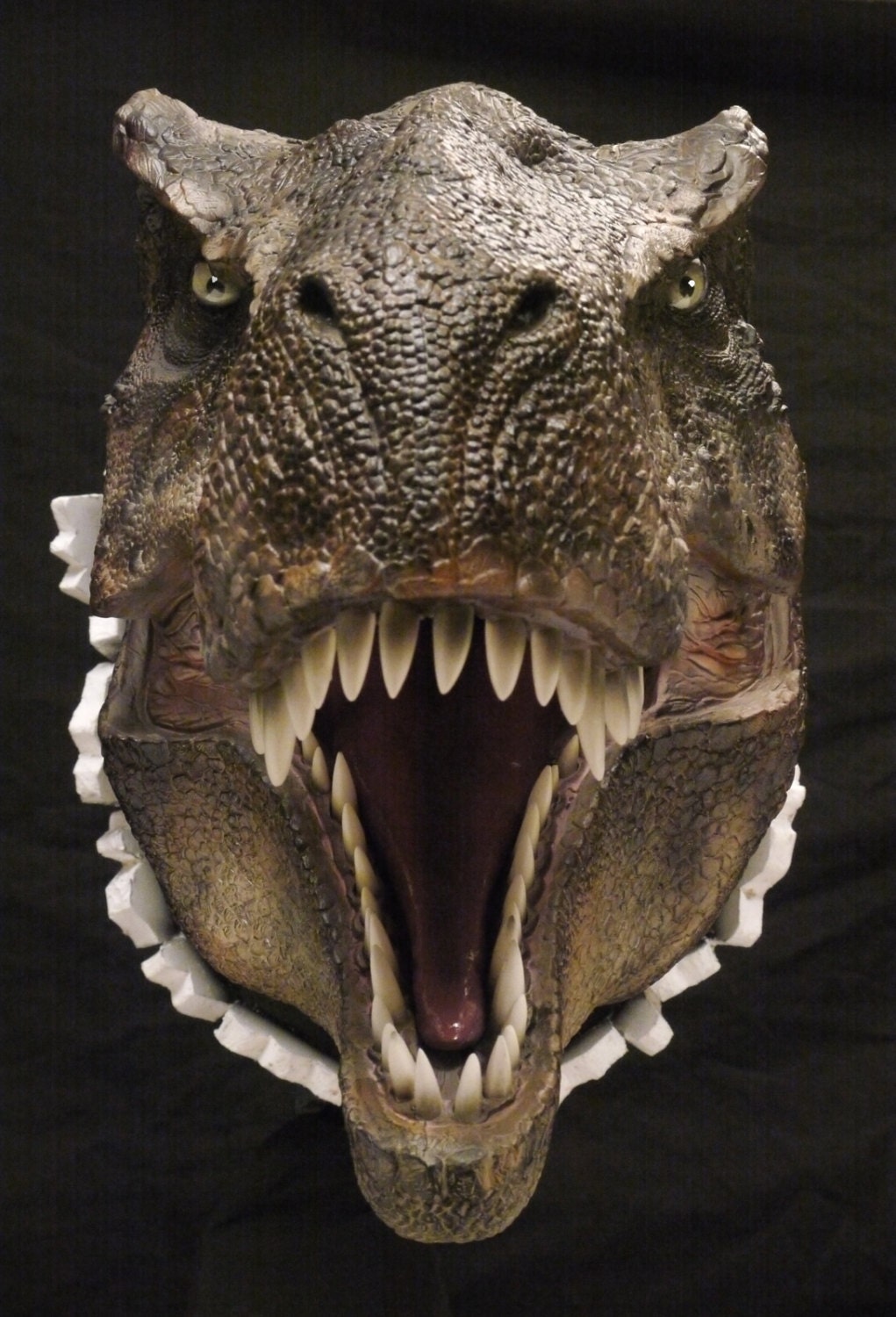 Life-like Wall Bursting T-rex Tyrannosaurus Bust Hanging Prop - Etsy