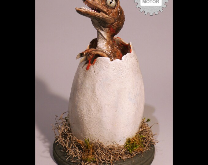 Egg Hatching Life Size Velociraptor Version 2 - Etsy