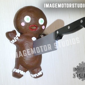Killer Gingerbread Man With Knife - Etsy