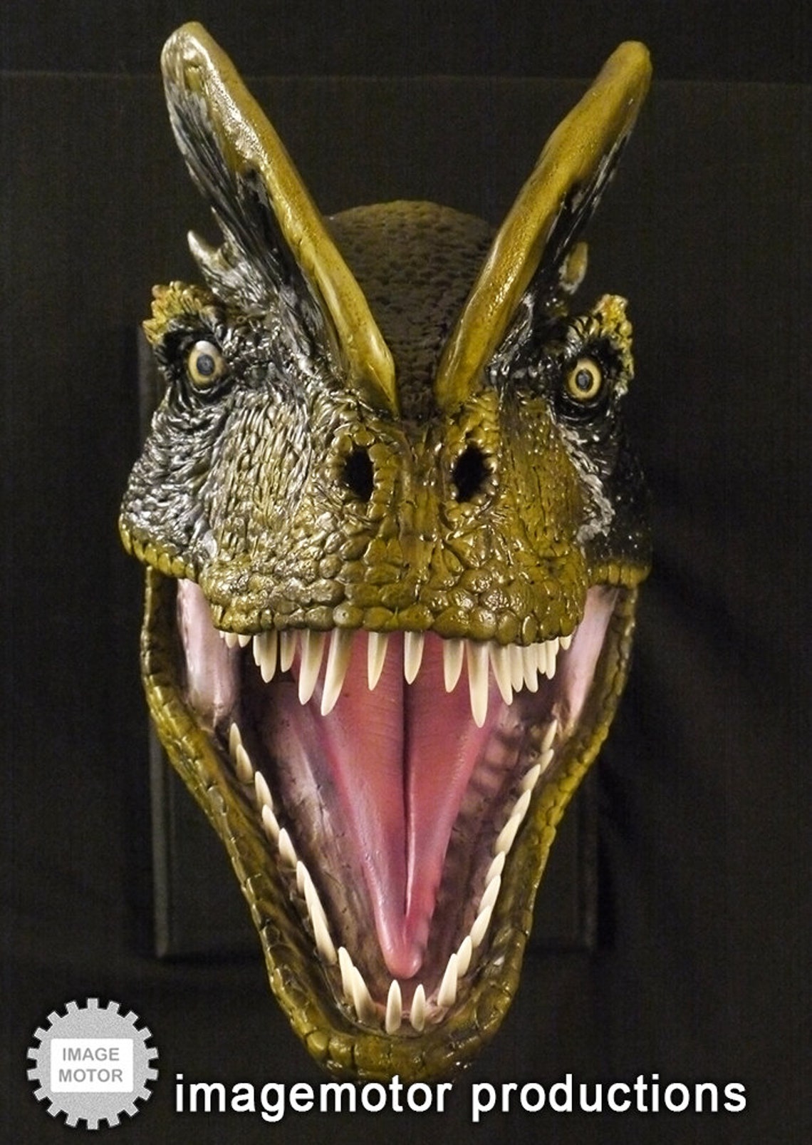 Life Size Dilophosaurus spitter Dinosaur Head Prop Replica - Etsy
